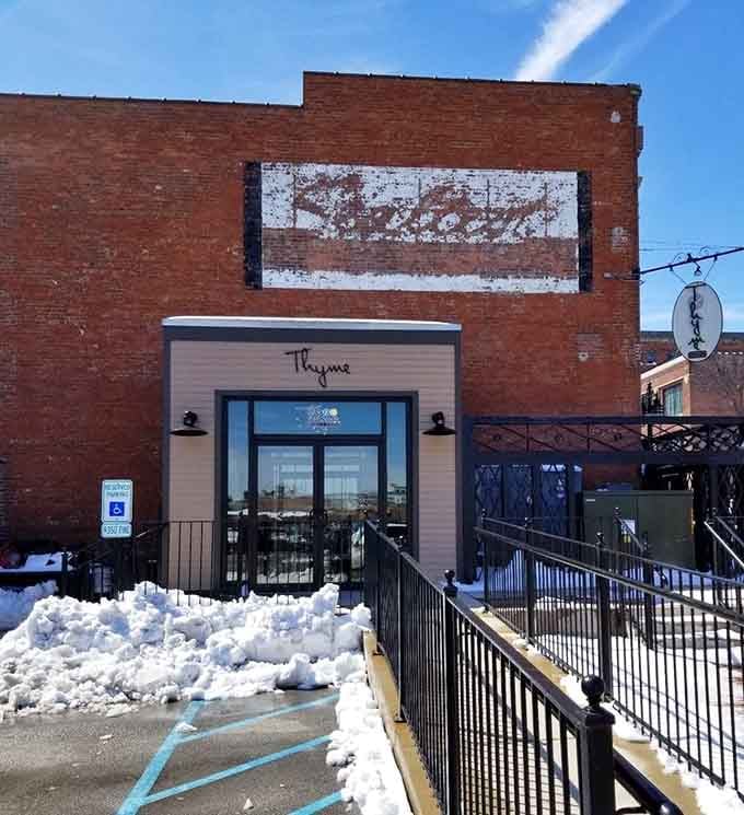 Winter snow can't hide this gem &ndash; that vintage brick backdrop and contemporary design create perfect harmony for craft beer lovers.