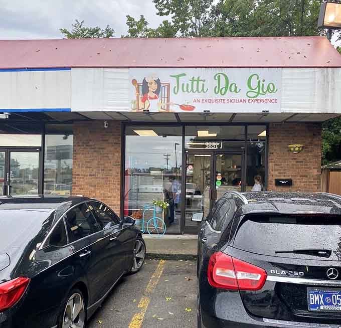 Rain or shine, Tutti Da Gio's welcoming facade stands ready to transport hungry Nashvillians straight to Sicily with every perfect bite.