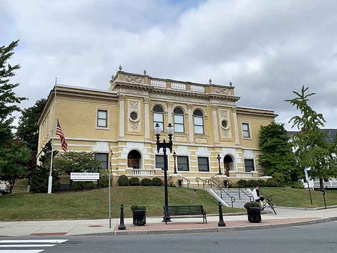 Libraries like this prove our ancestors knew how to make even book storage look dignified and important.