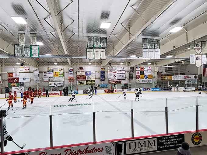 Northern Lights Arena keeps hockey alive and well, because winter sports make Michigan winters almost bearable.