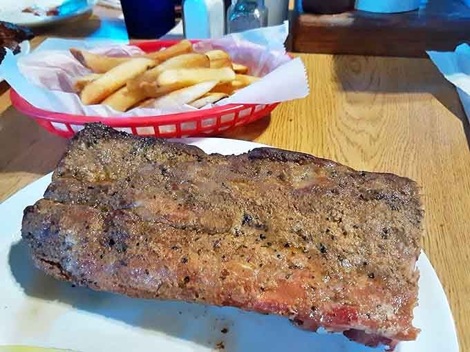 This isn't just meat&mdash;it's a masterclass in patience. The bark on these ribs has more character than most Hollywood scripts these days.