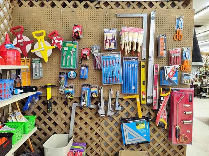 Every tool tells a story of projects completed, repairs made, and problems solved with good old-fashioned elbow grease.