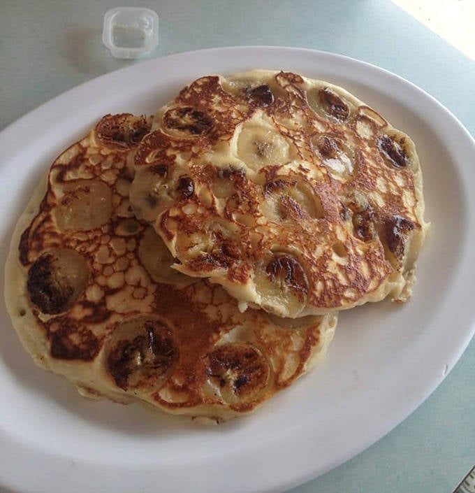 Banana pancakes that make you wonder why anyone bothers with cereal&mdash;golden, fluffy, and worth setting your alarm for.