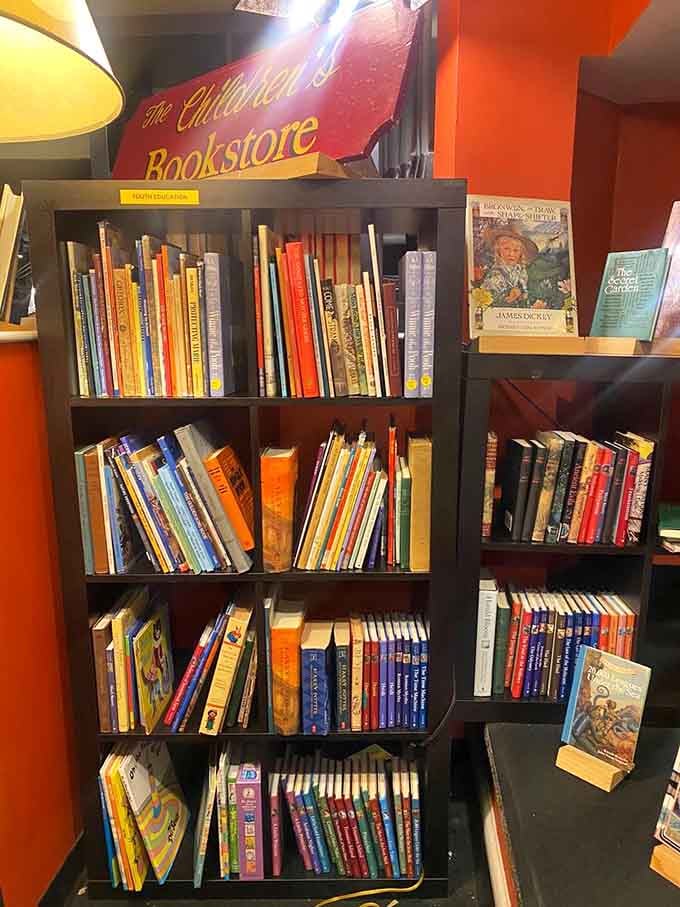 Even the youngest readers get their own dedicated section in this literary wonderland.