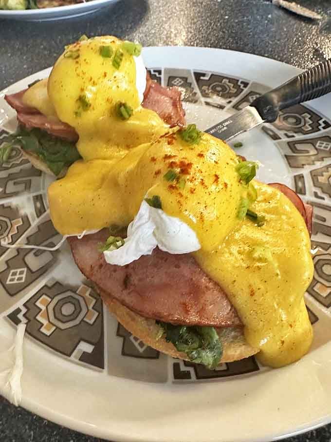 The House Benedict &ndash; where perfectly poached eggs meet hollandaise in a relationship more harmonious than any Hollywood power couple.