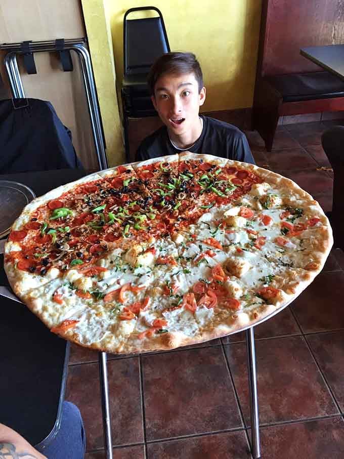 That expression says it all: equal parts excitement, terror, and "what have I gotten myself into?"