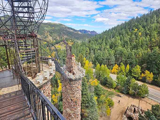 Earn these views the old-fashioned way: one steep step at a time, with occasional prayers for strong knees.