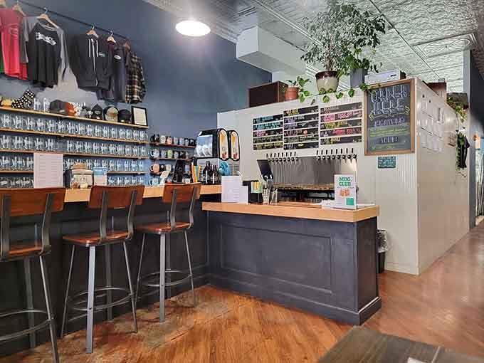 Parlor City Brewing Company serves craft beer in a space that's equal parts industrial chic and neighborhood hangout.