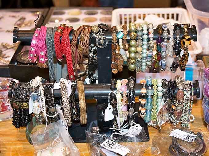 Arm candy galore! These bracelets aren't just accessories; they're conversation starters waiting to happen at your next neighborhood potluck or book club meeting.