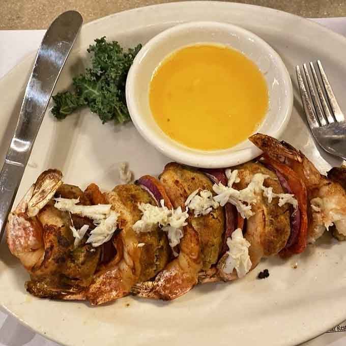 Grilled shrimp with melted butter proves that sometimes the simplest preparations are the most devastatingly delicious.