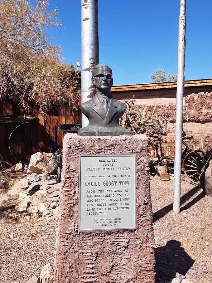 This commemorative tribute honors the vision that transformed abandoned ruins into a beloved California treasure.