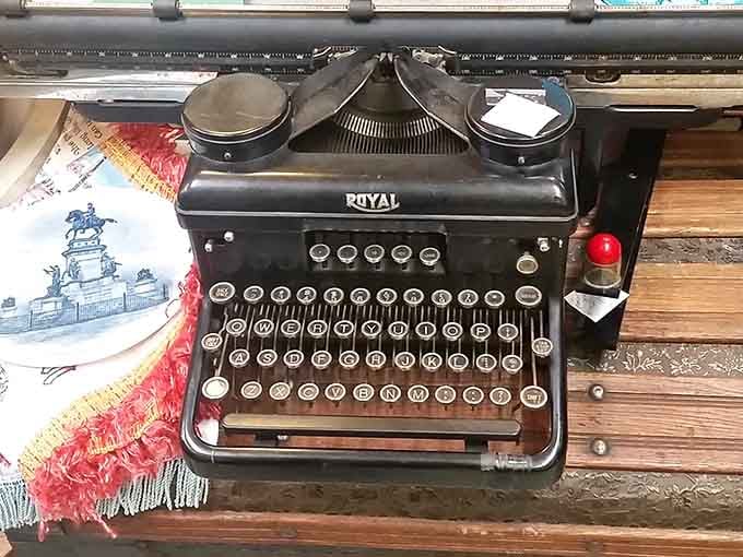This vintage Royal typewriter has written more stories than most modern laptops, and it looks infinitely cooler doing it.