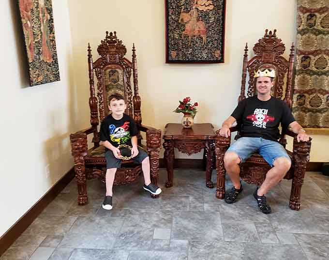 Claim your throne and practice your royal wave, because even pretend monarchs need to perfect their technique.