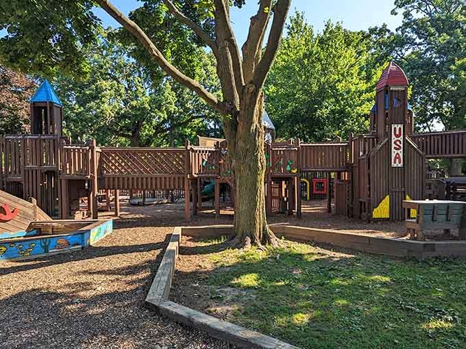 Playgrounds here welcome visiting grandkids, giving them adventures while your wallet takes a well-deserved break.