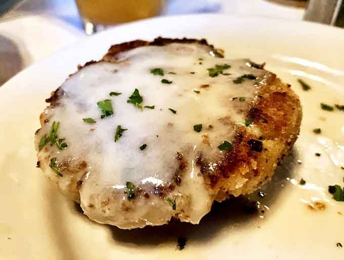 This crab cake isn't playing games&mdash;it's all about the crab, with just enough binding to keep it together until it meets your eager fork.