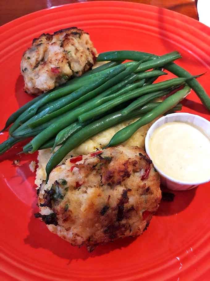 Crab cakes that are actually crab, not filler &ndash; a revolutionary concept that deserves a standing ovation and possibly a small parade.