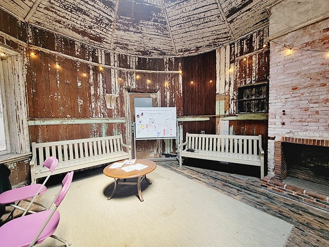 Modern art installations transform former cells into spaces for reflection, proving beauty can emerge from the darkest places.