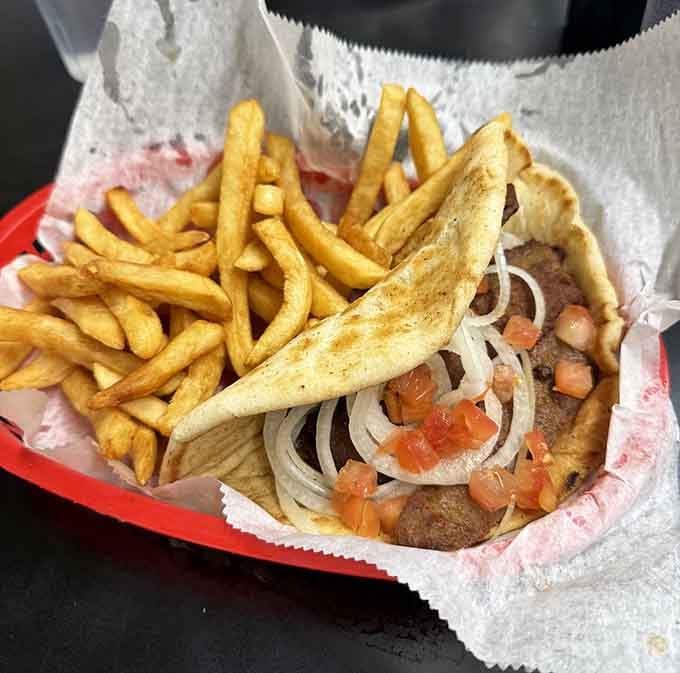When a diner serves gyros alongside classic American fare, you know they're doing something wonderfully unexpected here.