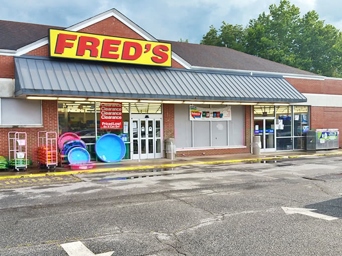 Fred's might not win any design awards, but these local discount stores are where practical retirees find everything from garden hoses to greeting cards.