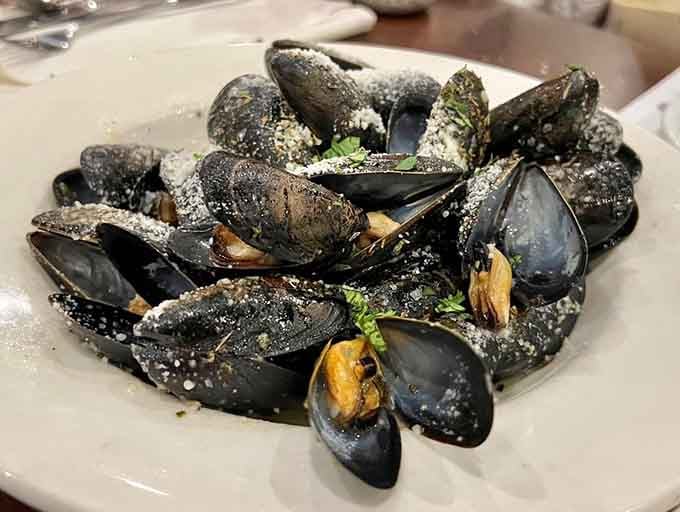 Those glistening mussels prove G&M's kitchen mastery extends far beyond their legendary crab cakes.