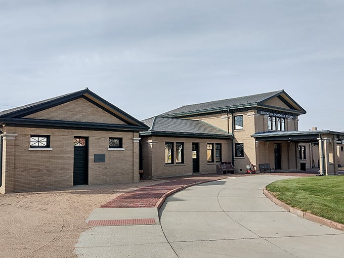The Gage County Museum preserves local history in a building that looks like it could have been designed by the same architect who did your rich uncle's country estate.