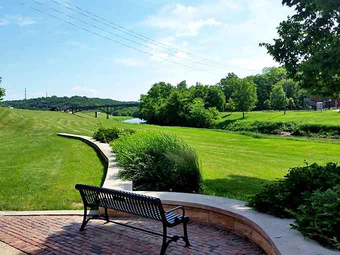 The Galena River Trail winds through scenery so peaceful, even your stress has packed its bags and left town.