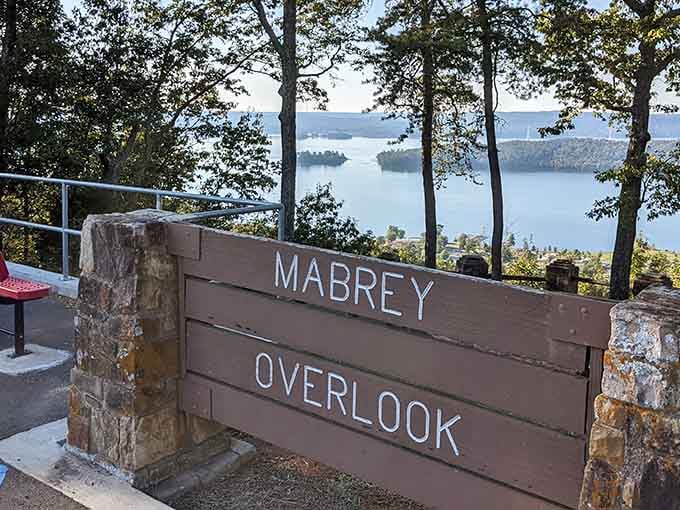 Mabrey Overlook offers views that'll make you forget you drove here instead of hiking, no judgment either way.