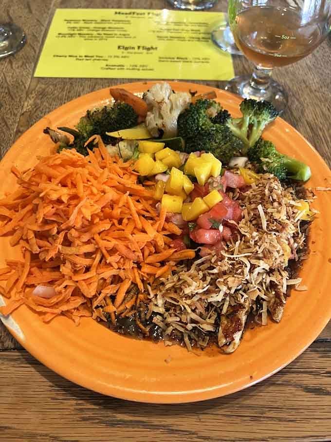 Rivendell on a plate: colorful, fresh, and probably what elves eat when they're watching their figures.