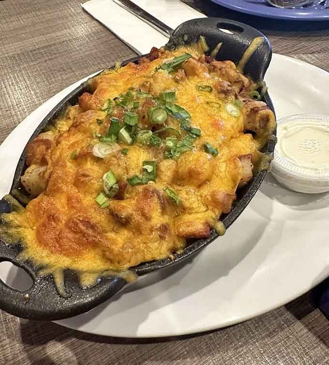 Those home fries have the kind of crispy edges that make you understand why people keep coming back for more.