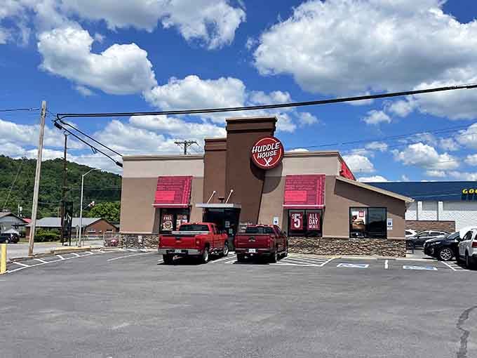 Huddle House stands ready to fuel your day without requiring a second mortgage for breakfast.