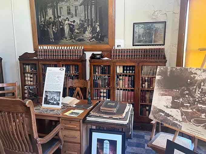 A desk where groundbreaking research met the harsh realities of 19th-century psychiatric care and understanding.