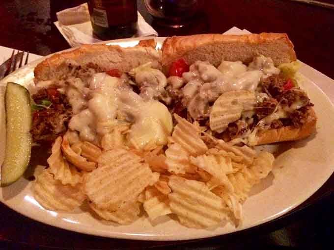 That cheesesteak knows exactly what it's supposed to be: generous, melty, and completely satisfying in every possible way.
