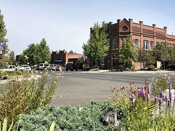 Historic downtown charm meets "wait, are those actual Alps?" energy, and the combination works better than it should.