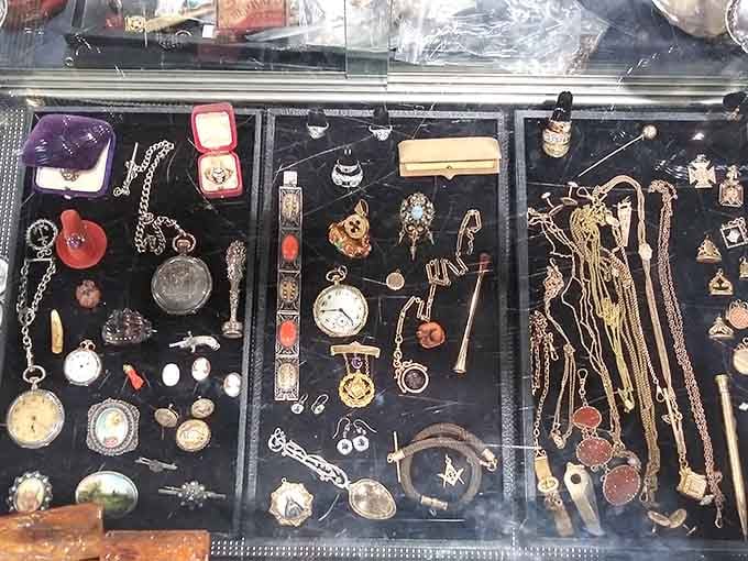 Vintage jewelry that would make your grandmother gasp with delight and possibly start negotiating immediately.
