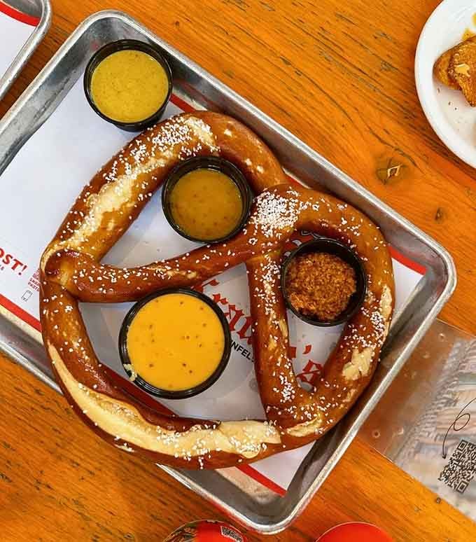 A Bavarian pretzel this perfect deserves its own zip code and possibly a standing ovation from your taste buds.