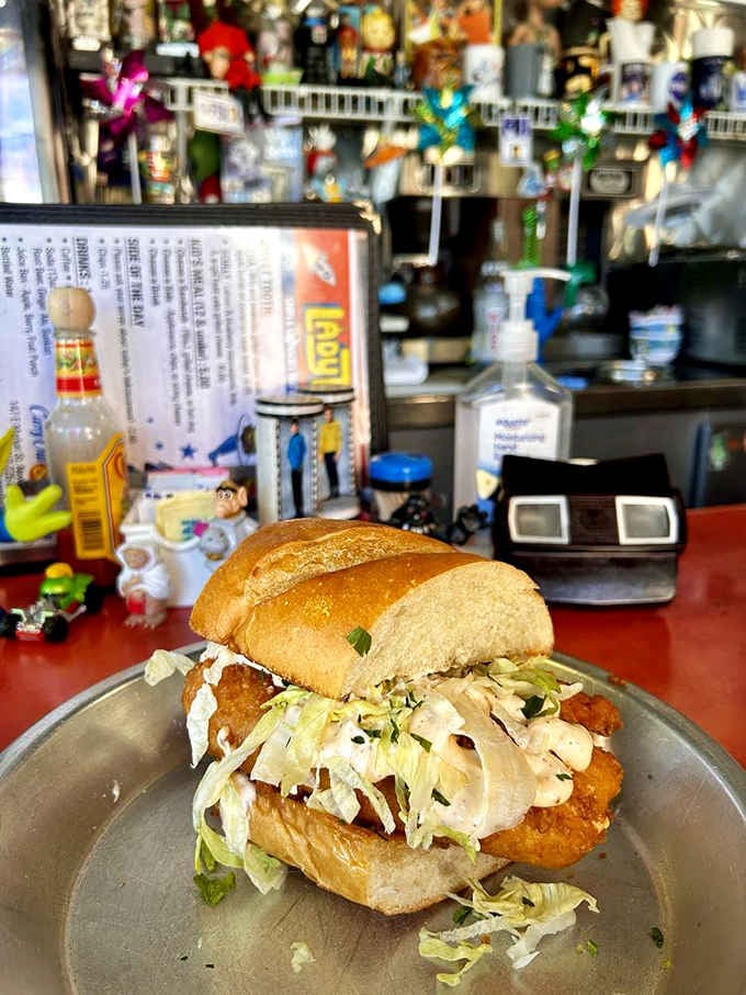 Eight ounces of crispy cod with jalape&ntilde;o sauce proves fish sandwiches can be adventure food too.