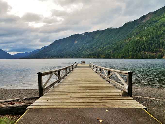This wooden pier stretches into water so pristine, it practically begs you to walk to the end and contemplate existence.