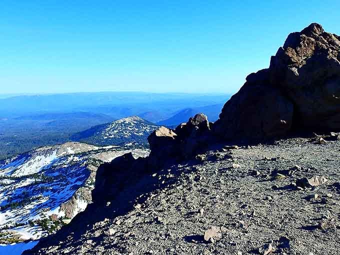 Summit views that stretch forever, reminding you why you subjected your knees to all those switchbacks in the first place.