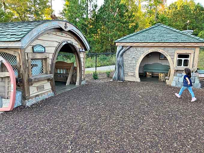 These whimsical playhouses look like they escaped from a storybook and decided Columbia was worth staying for.
