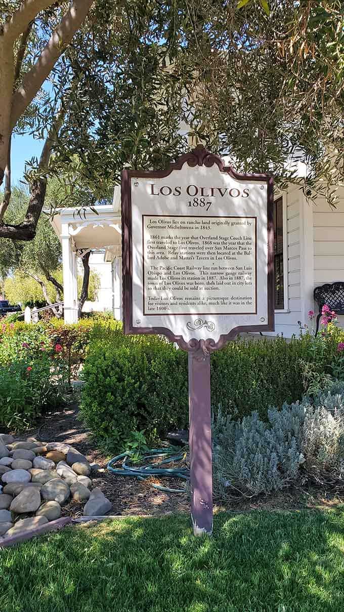 This historical marker tells the story of a town that's been charming visitors since stagecoaches were cutting-edge transportation.
