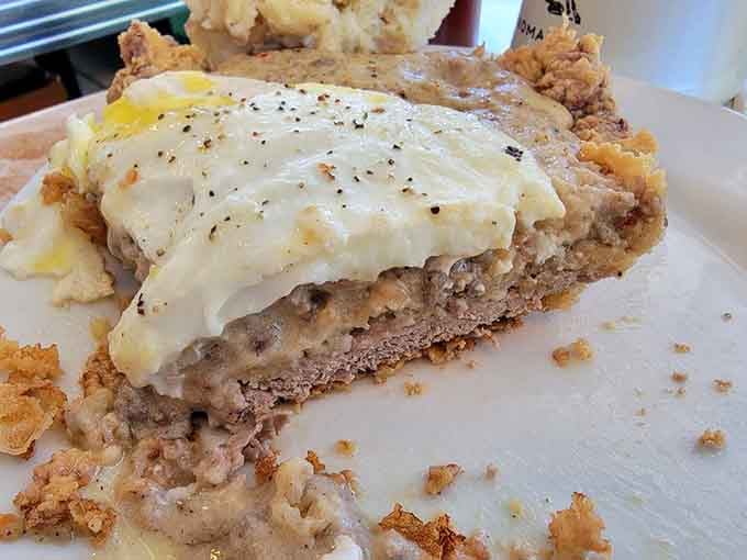 Country fried steak smothered in peppery white gravy proves that some traditions deserve to live forever and ever.