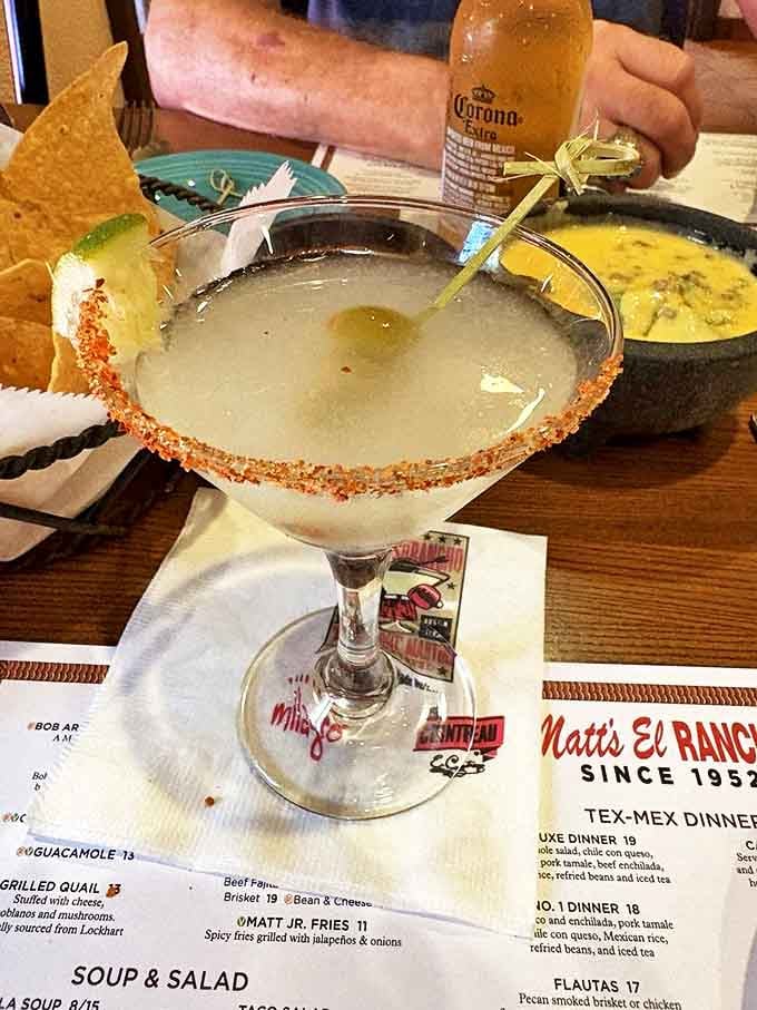 The Mexican Martini at Matt's comes with its own zip code. That salt rim isn't just decoration&mdash;it's the gateway to margarita nirvana.