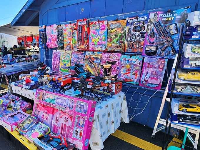 Toy wonderland that would make any kid (or nostalgic adult) wide-eyed with possibility, from dolls to action figures to miniature cars.