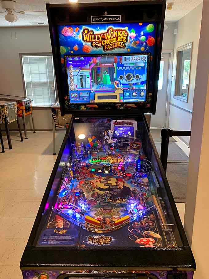 Willy Wonka's chocolate factory gets the pinball treatment, proving that some dreams really do come in silver ball form.