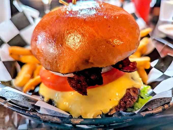 The Goodfella Burger: melted cheese, toasted brioche, and a legacy that would make Scorsese proud.