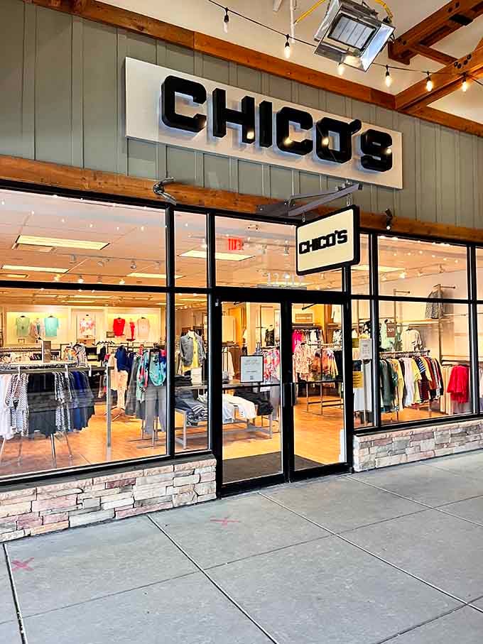 Chico's brings sophisticated style to the mountains, proving fashion doesn't stop at the tree line after all.