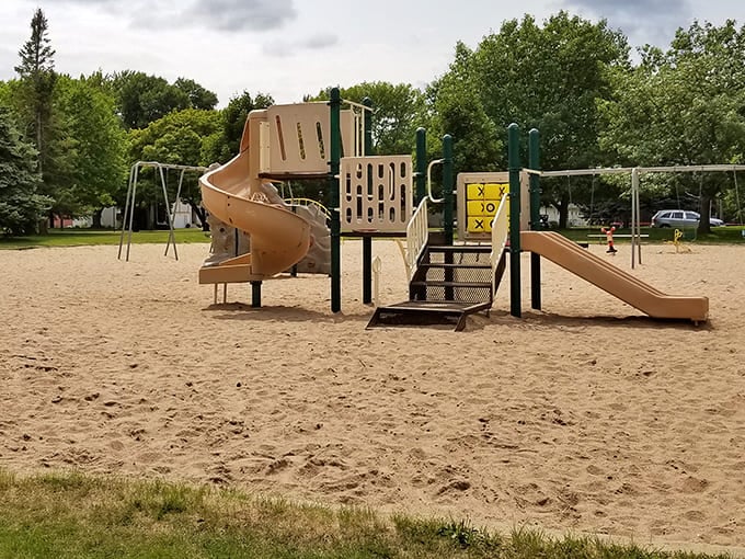Remember when playgrounds were simple but magical? Mitchell's parks preserve that childhood joy without needing a smartphone app.