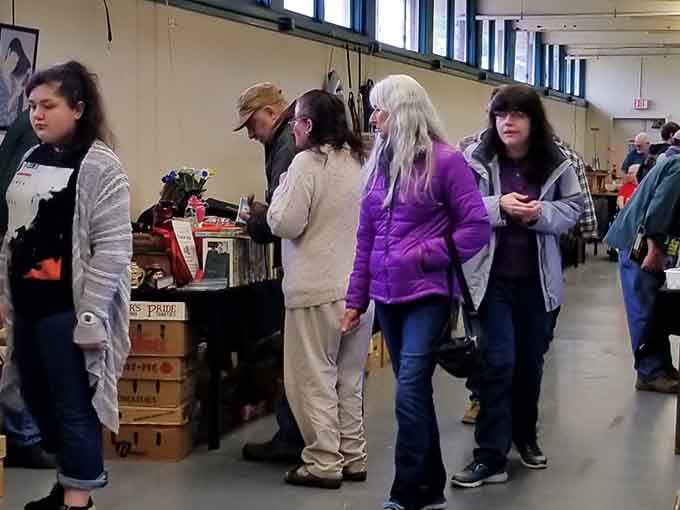 Weekend warriors navigating the aisles, each on their own personal quest for the perfect find.