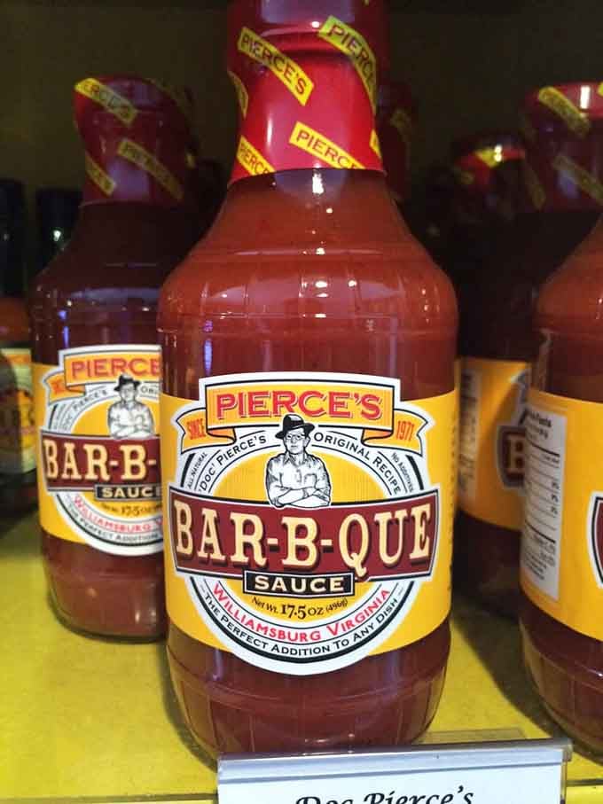 Bottles of their signature sauce line the shelves, ready to follow you home and make every meal taste like vacation.