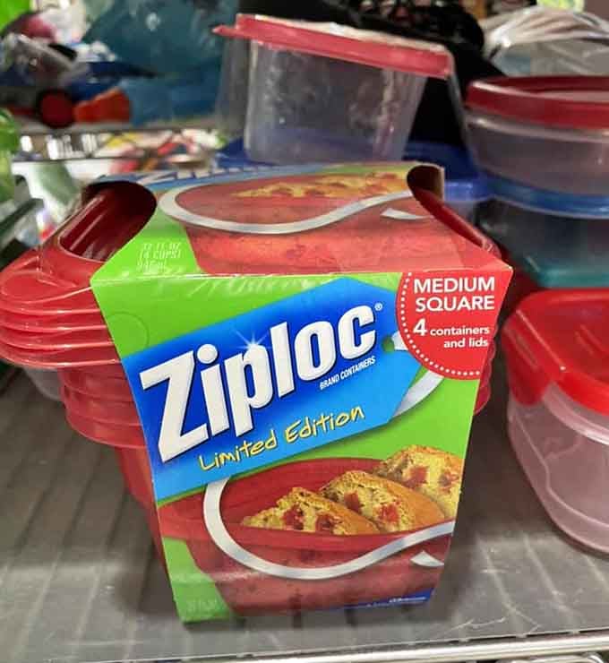 Even limited edition Ziploc containers find new homes here&mdash;proof that one person's "why did I buy this?" becomes another's "how did I live without this?"